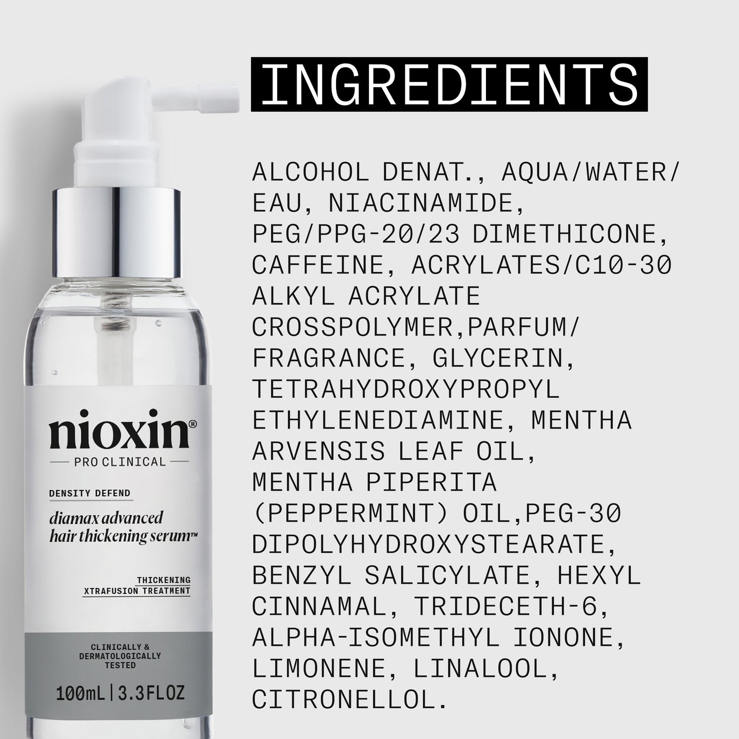 Nioxin Density Defend Diamax Advanced Hair Thickening Serum, 100ml ...