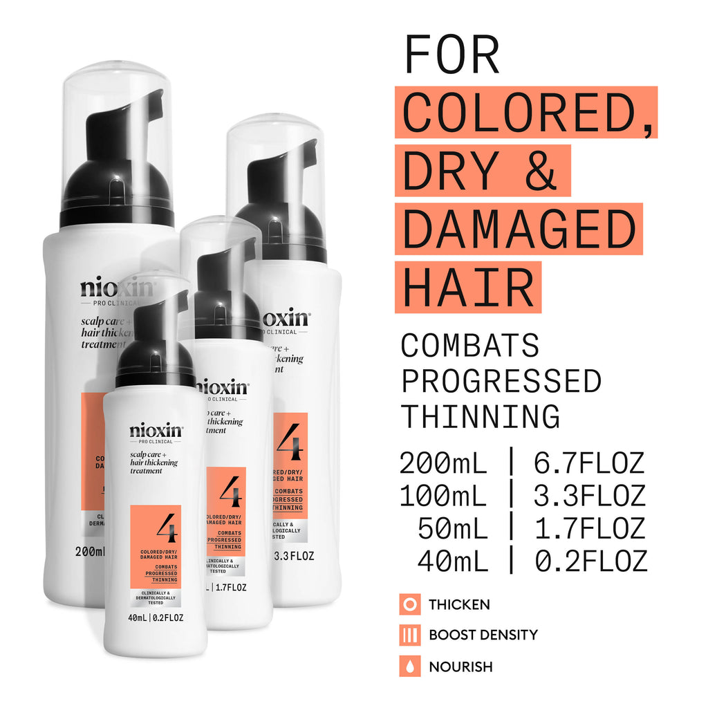 Nioxin System 4 Scalp + Hair Thickening Treatment - Hair Thickening Se ...